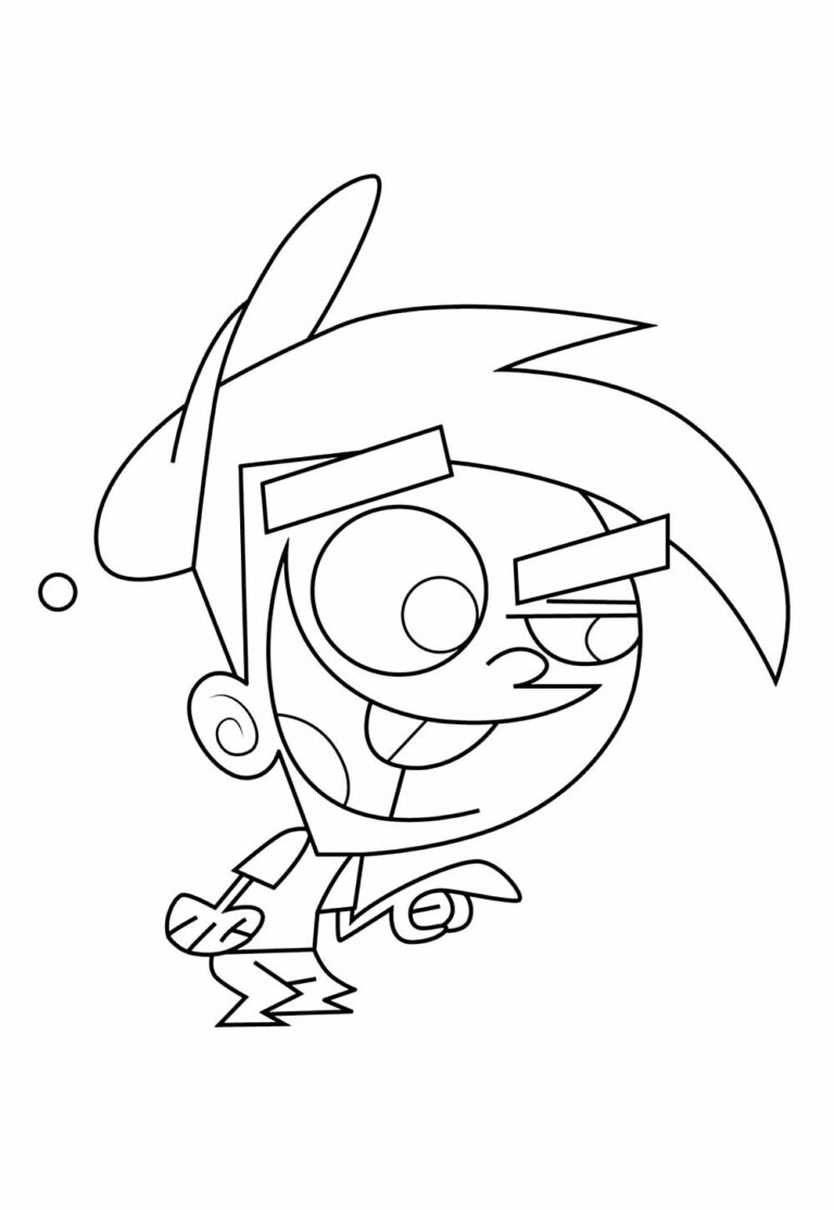 Desenhos dos Padrinhos Mágicos para colorir - Bora Colorir