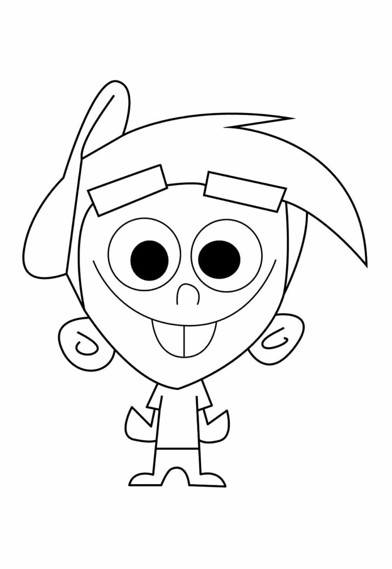 Desenhos dos Padrinhos Mágicos para colorir - Bora Colorir