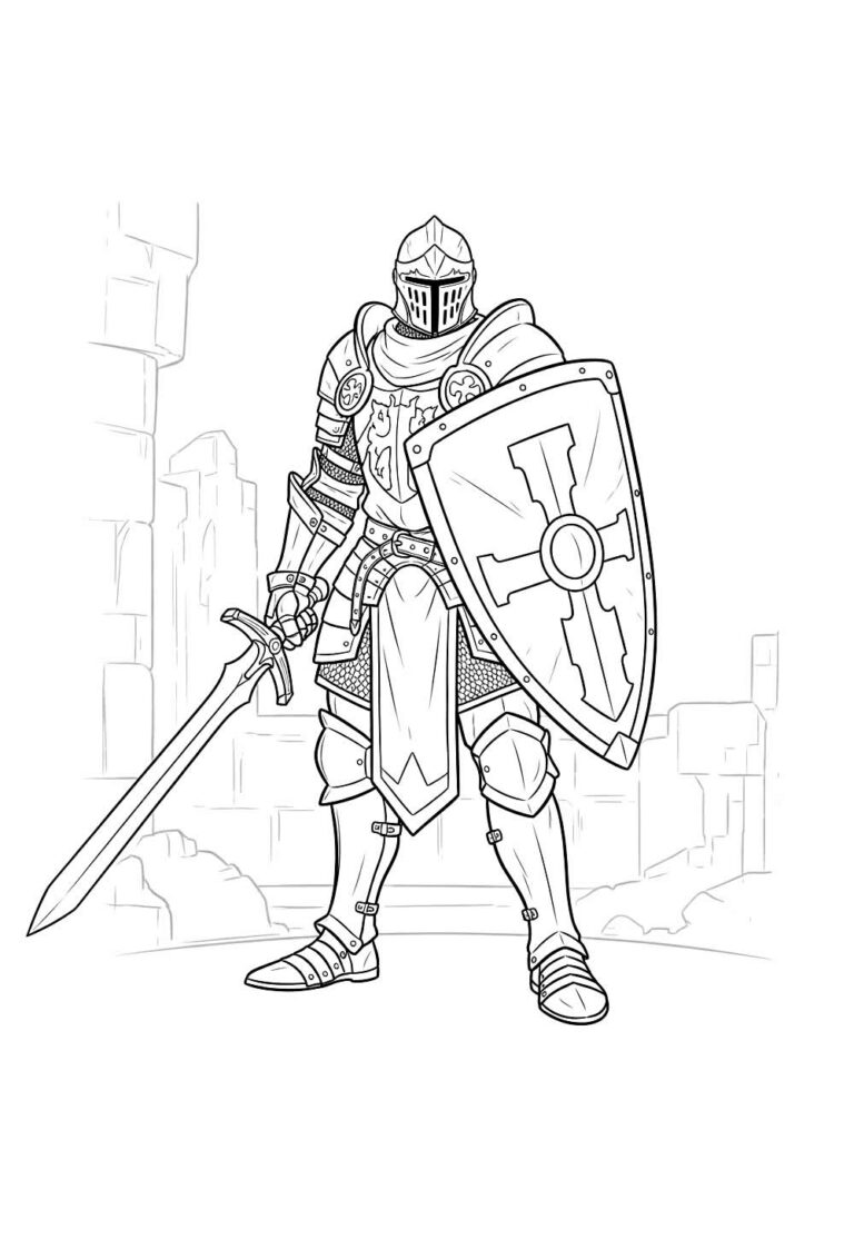 Desenhos de Tibia para colorir - Bora Colorir