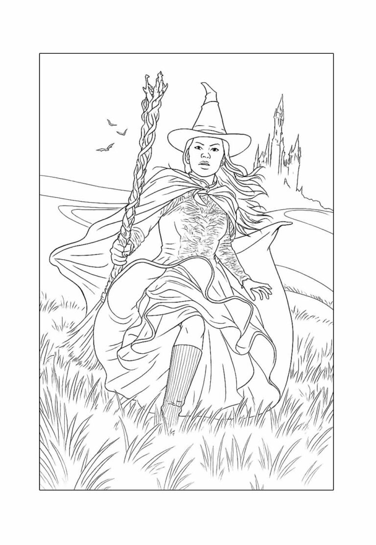 Desenhos de Wicked para colorir - Bora Colorir